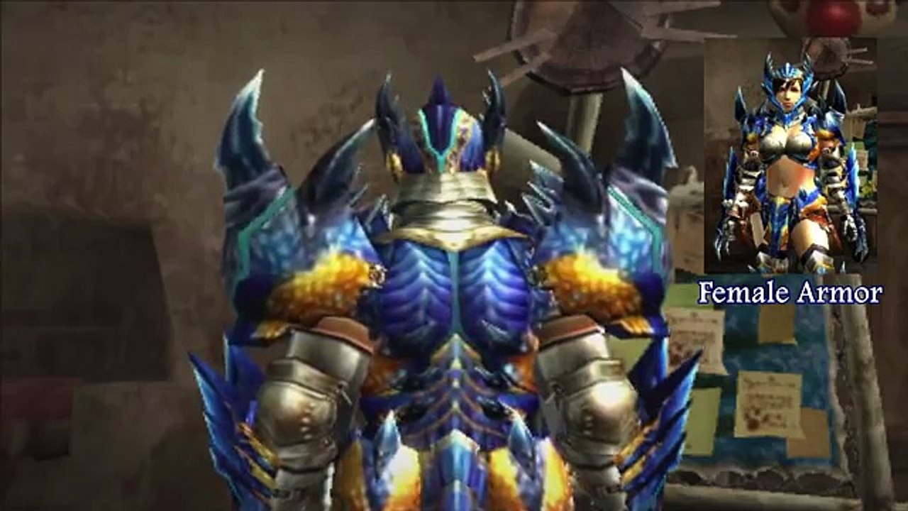 Monster Hunter Generations: Grimclaw Tigrex Armor Overview - video ...