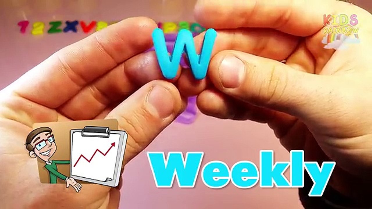 ABC Clay Dough Play Doh for Kids Play Playdough Learning ABCD Video ...