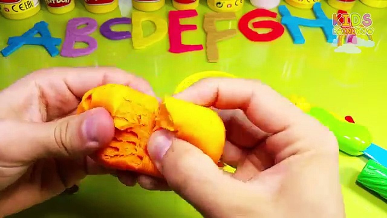 Alphabet Play Doh Learn Random Animals Letters A den Z Alfabeto de ...