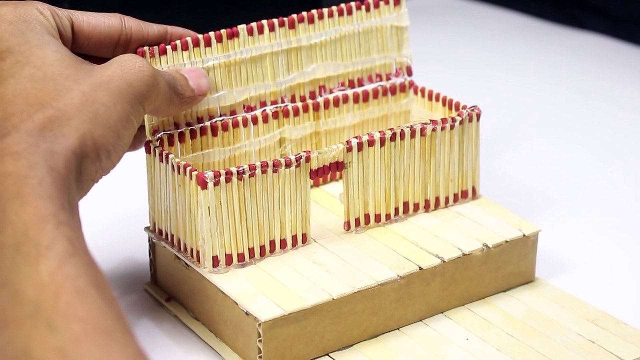 How to Make a Match House Fire at home - match stick house fire ( 1080 ...