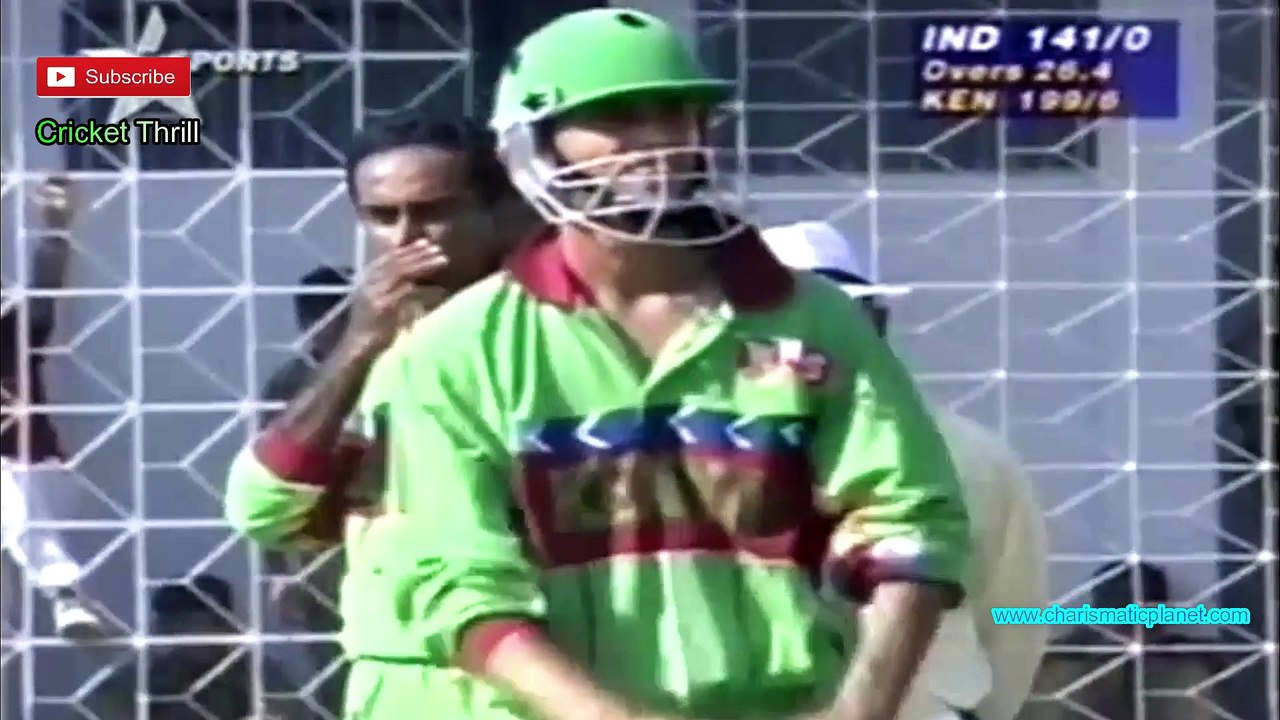 Ajay Jadeja 53 vs Kenya at Cuttak in 1996 World Cup - video Dailymotion