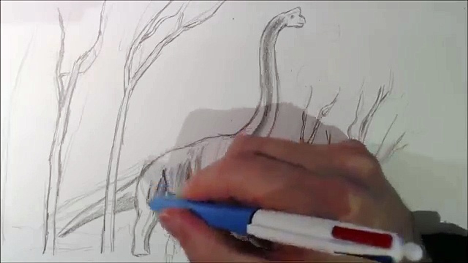 Jurassic Park Brachiosaurus Drawing