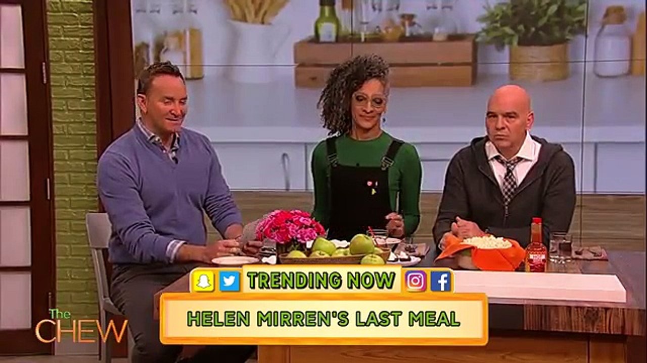 What Would You Eat for Your Last Meal? | The Chew - Dailymotion Video