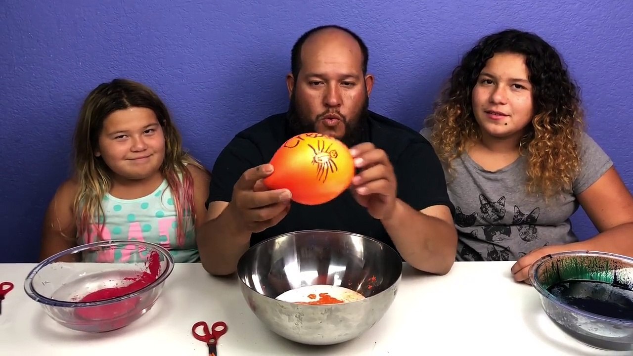 Making Slime With Balloons! Slime Balloon Tutorial Halloween Edition ...