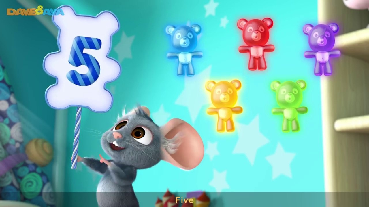 Five Little Gummy Bears | Learn to Count to Five from HD Nursery Rhymes ...