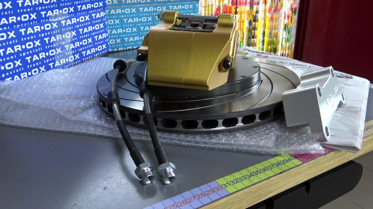 TAROX DISK BRAKES 328 mm TEN PISTON CALIPER FOR VW POLO WRC REPLICA ...