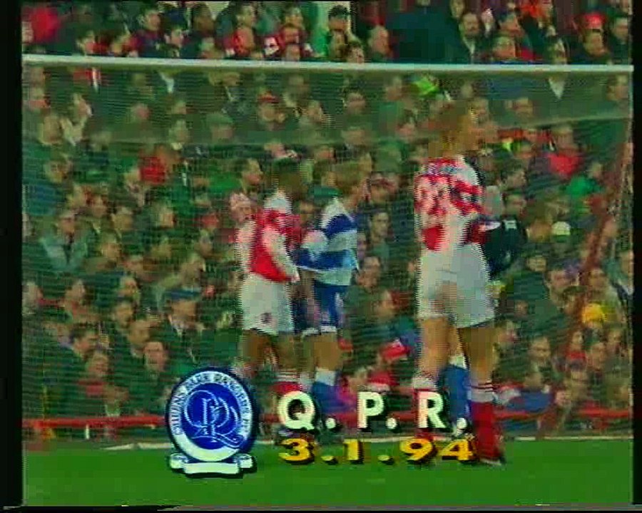 Arsenal - Queens Park Rangers 03-01-1994 Premier League – Видео Dailymotion