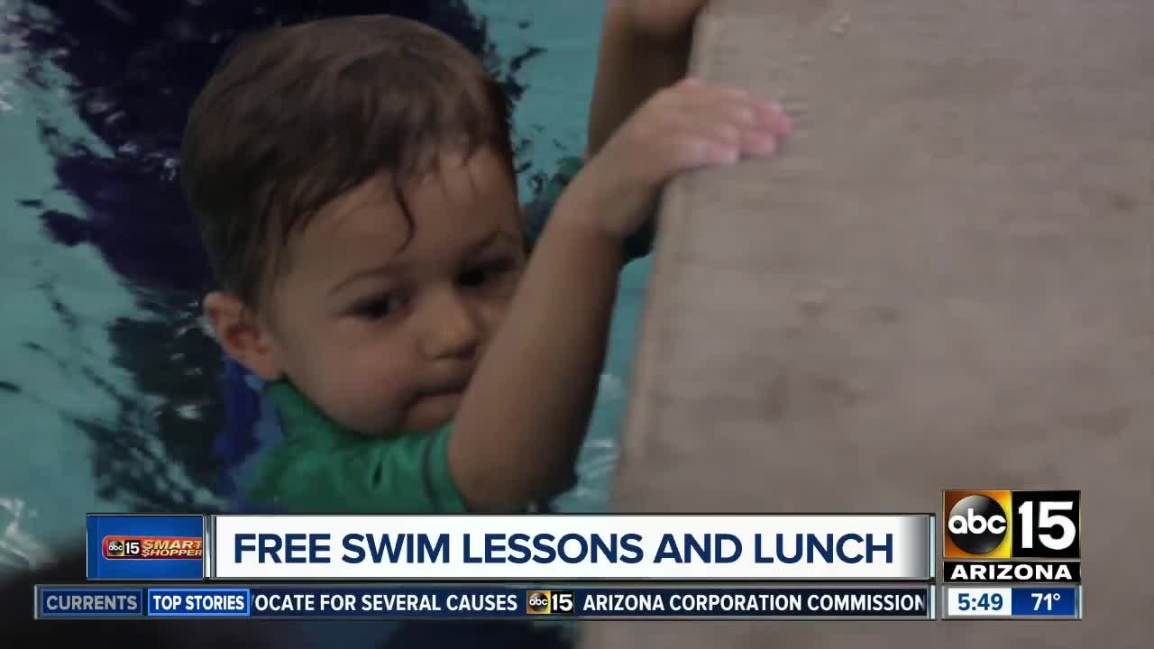 Free swim lessons and lunch - video Dailymotion