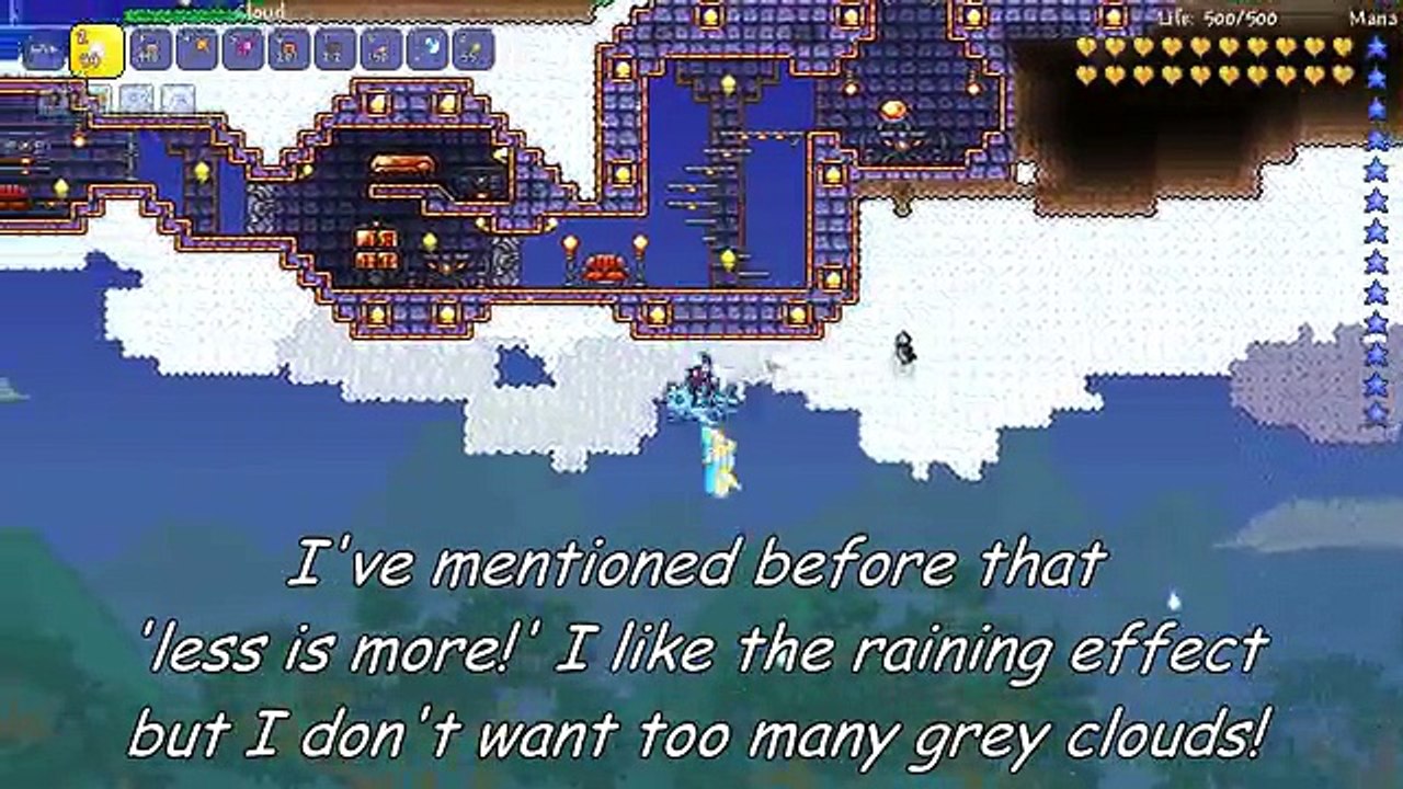 Terraria 1.3 Lets Build Series Ep3: Floating Island Cities! | Terraria ...