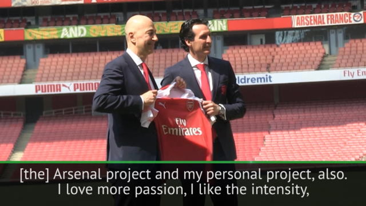 Emery out to bring 'passion and intensity' to the 'Arsenal project ...