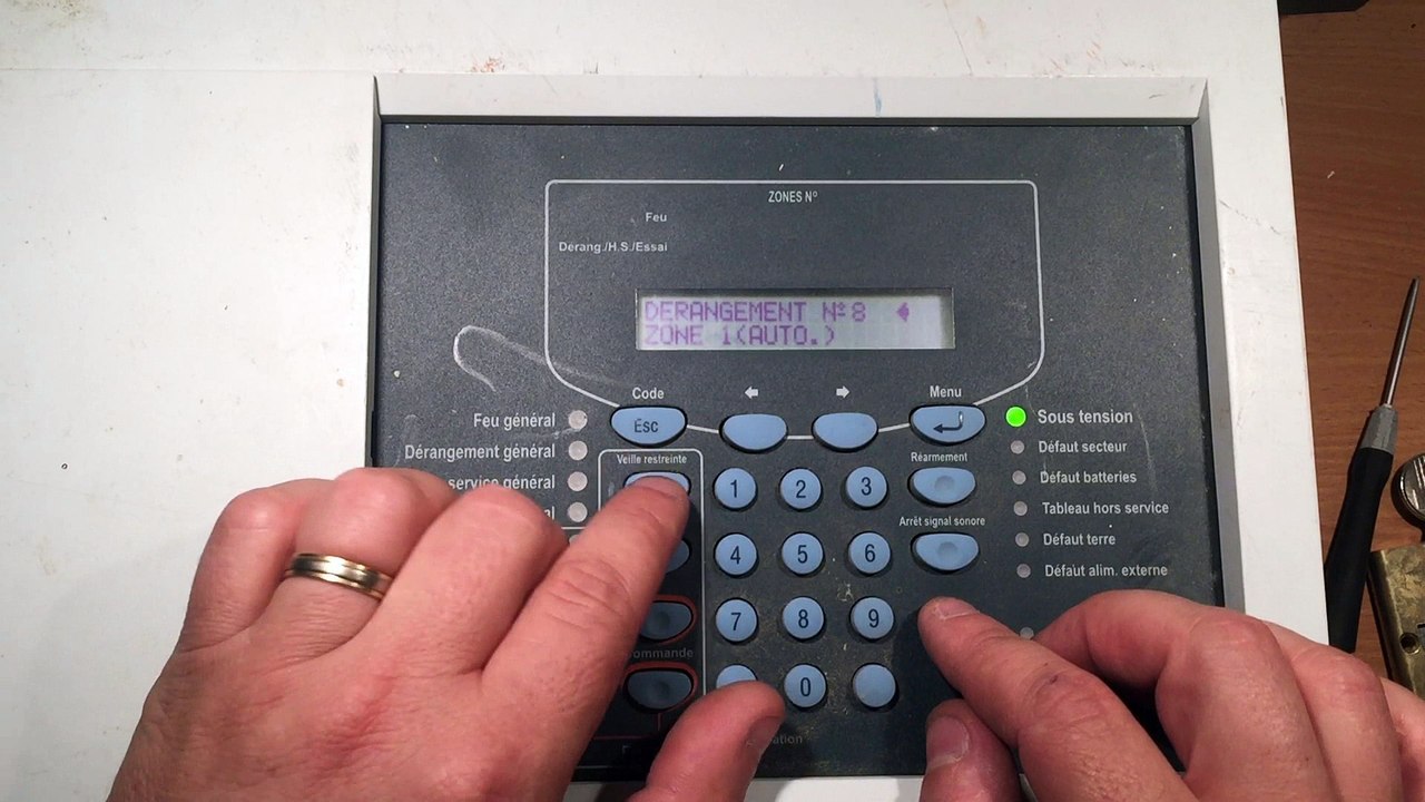 TEST code Centrale ESSER ECS80-4 - Vidéo Dailymotion