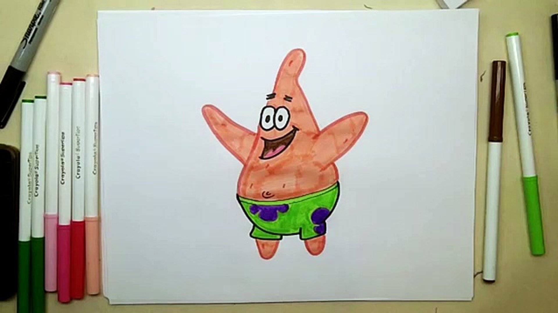 How To Draw Patrick From Spongebob