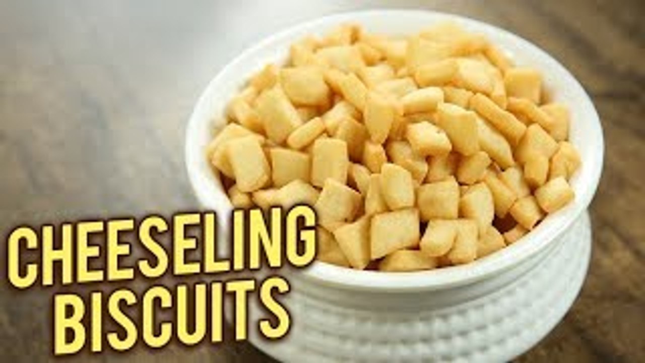 Cheesling Biscuits Recipe - How To Make Cheeslings At Home - Indian ...