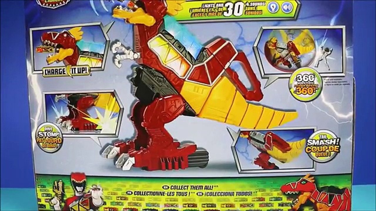 New Power Rangers Rumble And Roar T-Rex Zord Vs Ty Rux Dinotrux Dino ...