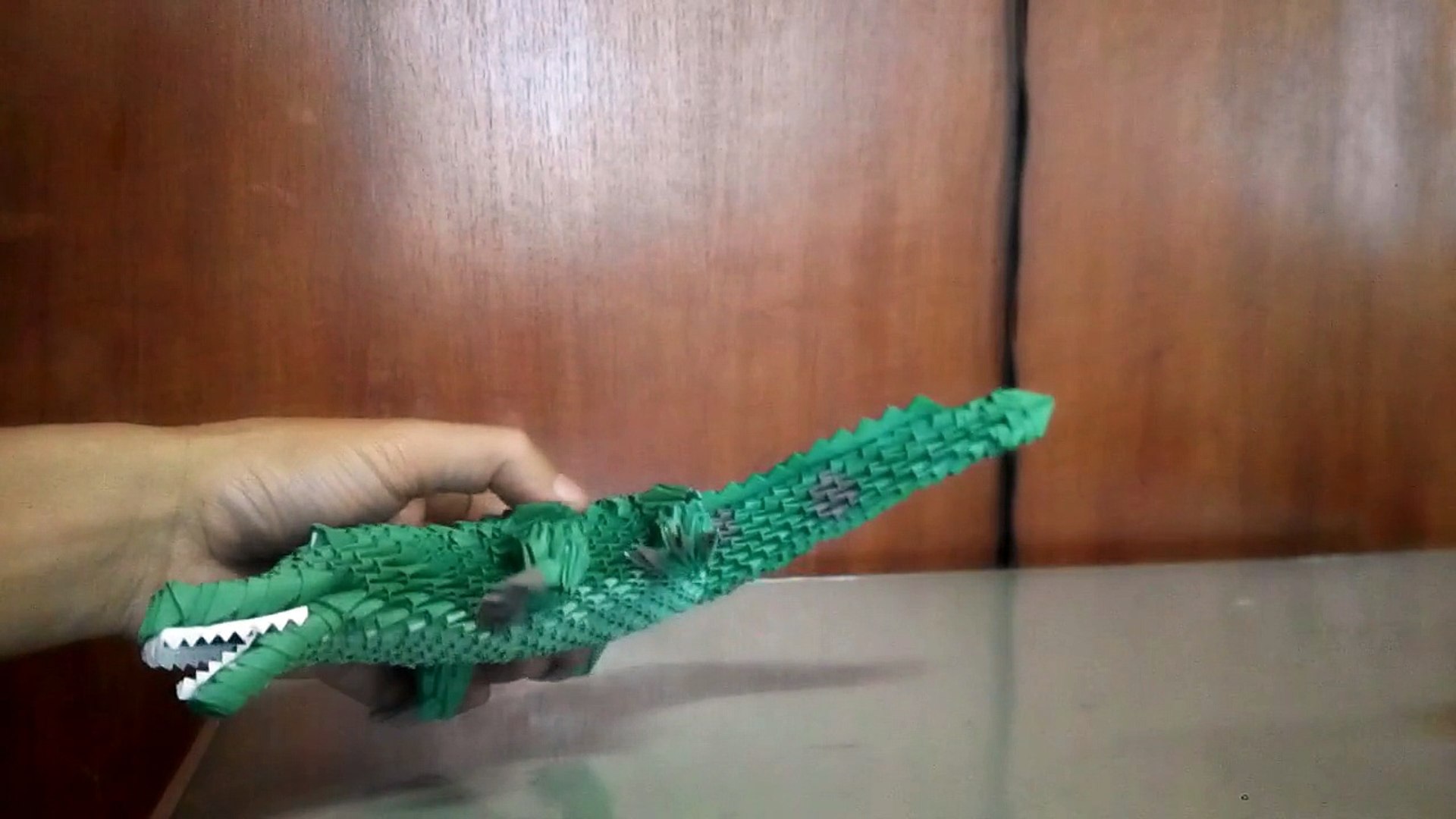 How To Make An Origami Alligator