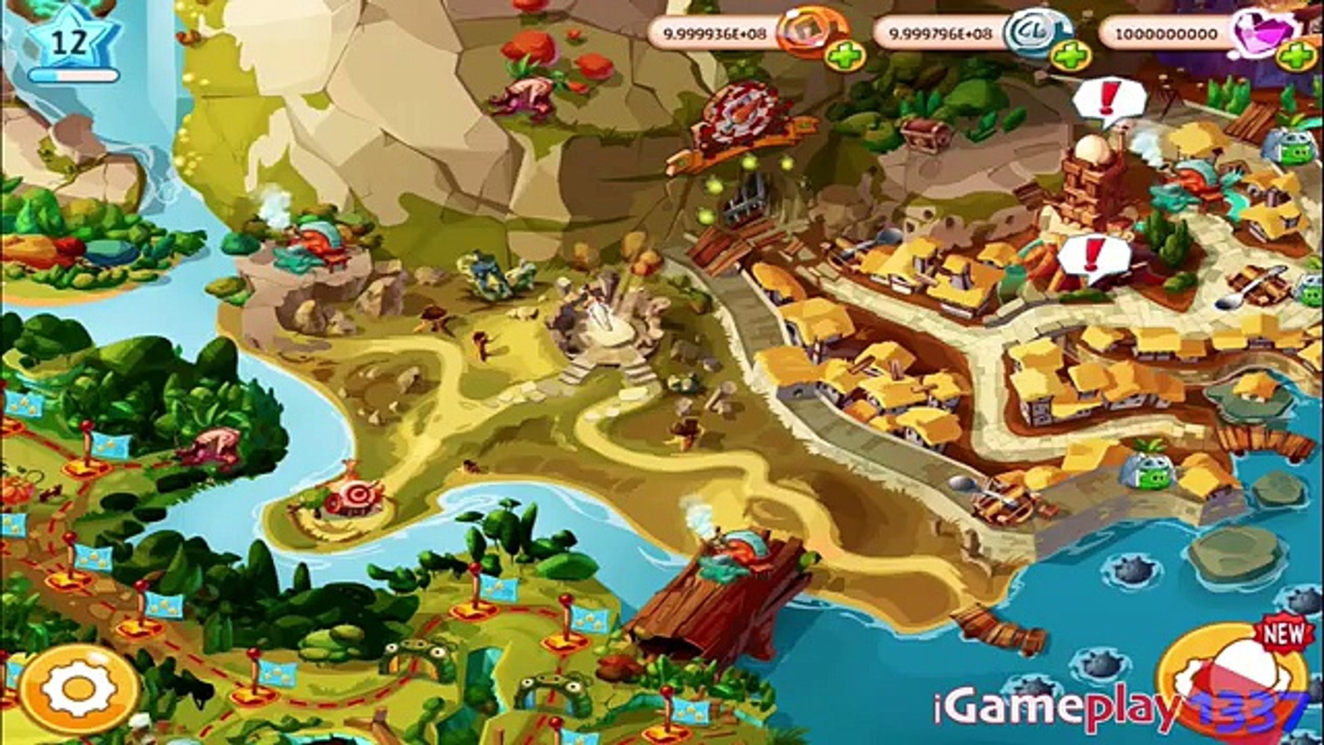Angry Birds Epic Map