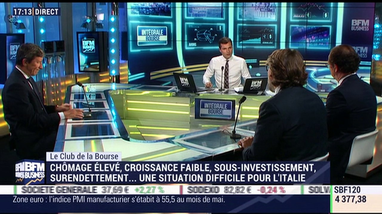 Le Club de la Bourse: Alain Pitous, Antoine Badel et Olivier de ...