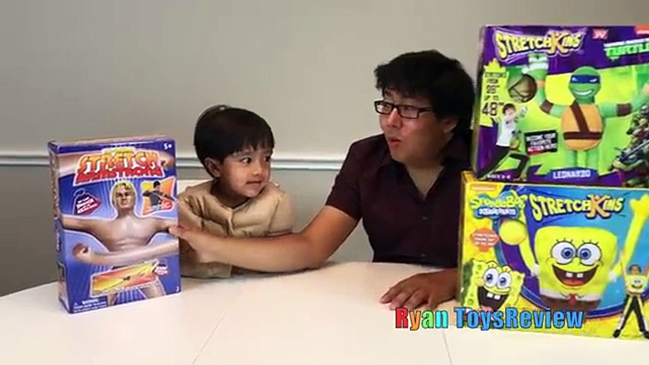 STRETCH ARMSTRONG Action Figure and Spongebob!!! – Видео Dailymotion