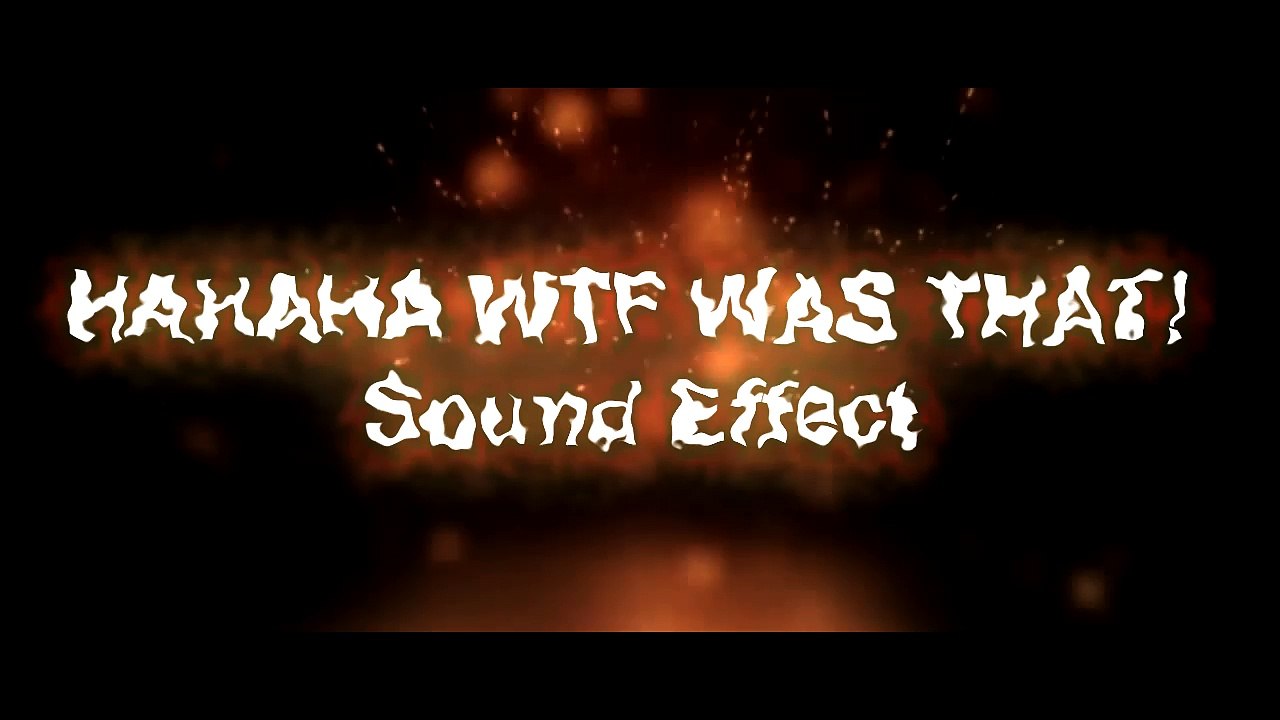 HAHAHA WTF WAS THAT! - Sound Effect - Vídeo Dailymotion