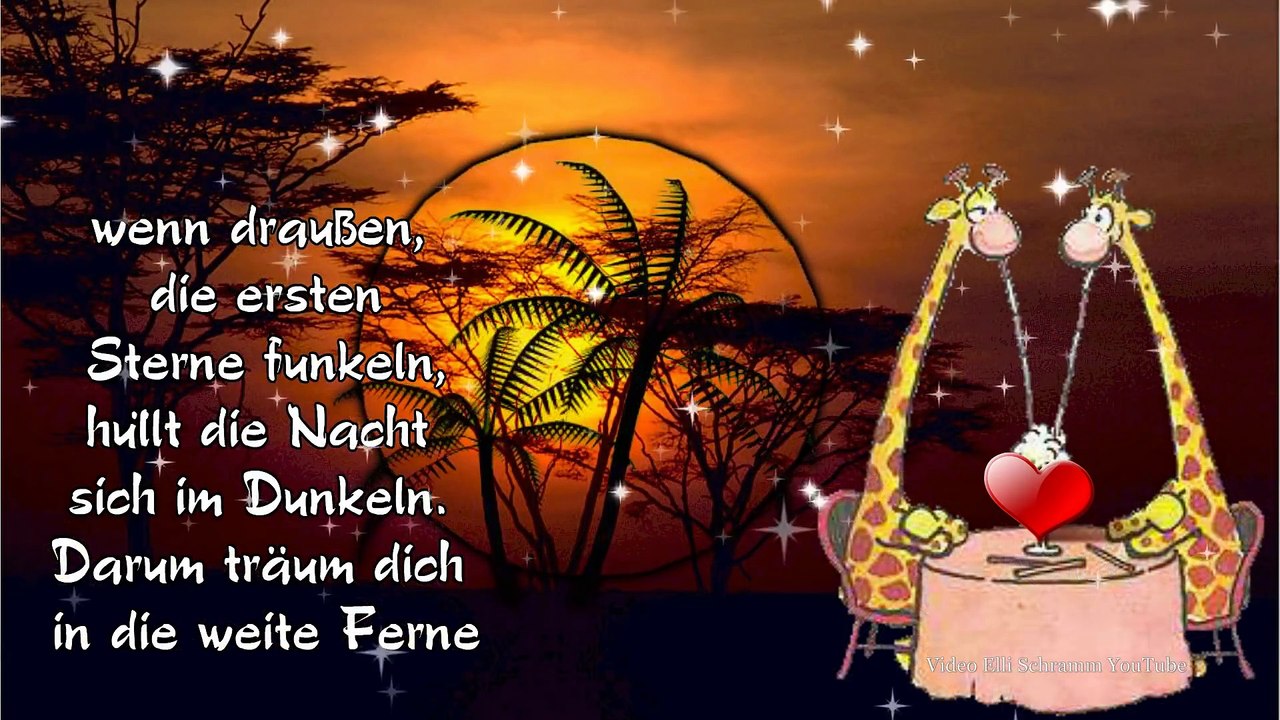 Gute Nacht Gruß für dich mit lieben Grüßen von mirGood night greetings ...