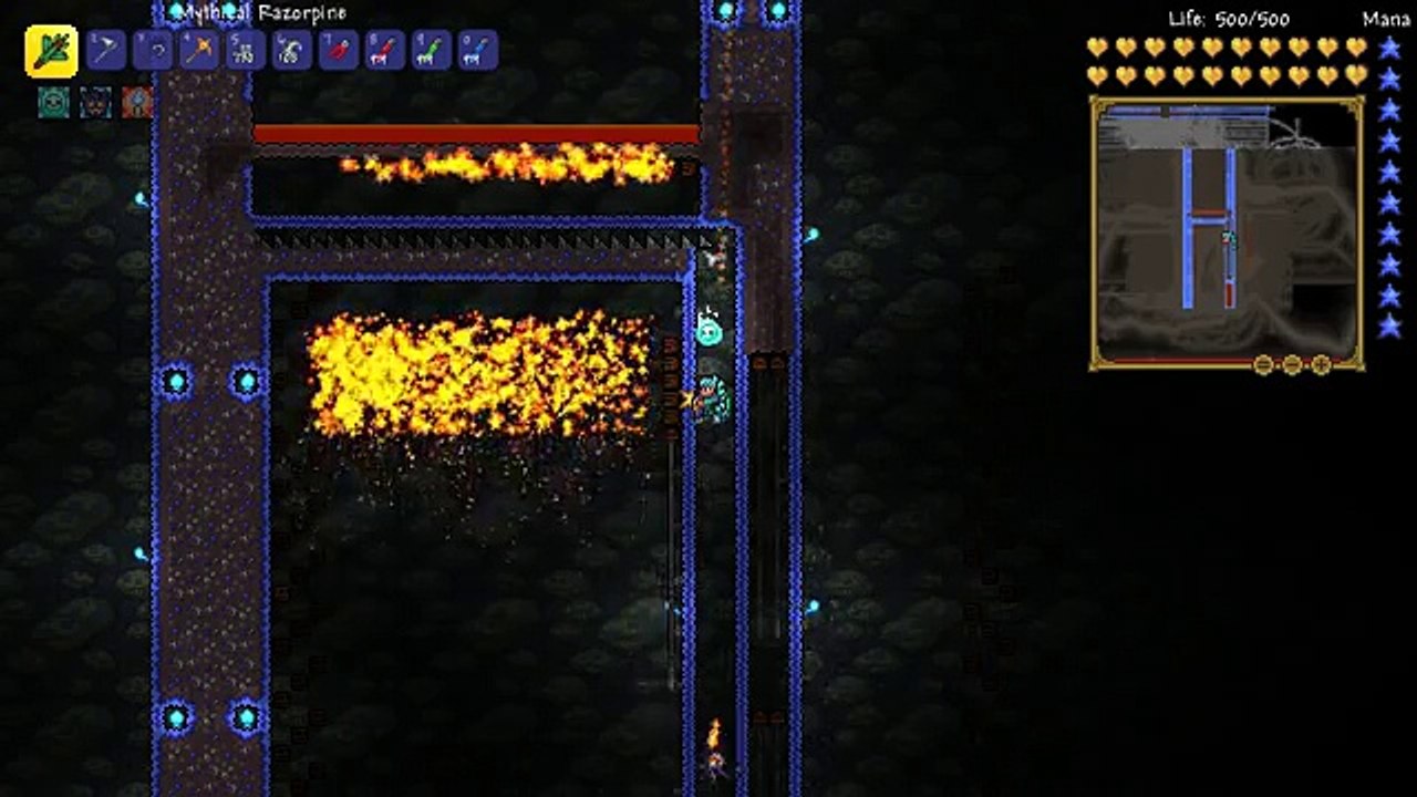 Terraria AFK Truffle Worm Farm (1.3 Duke Fishron bosses) - video ...