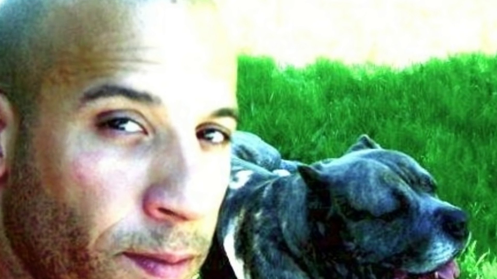 Vin Diesel With His Dog