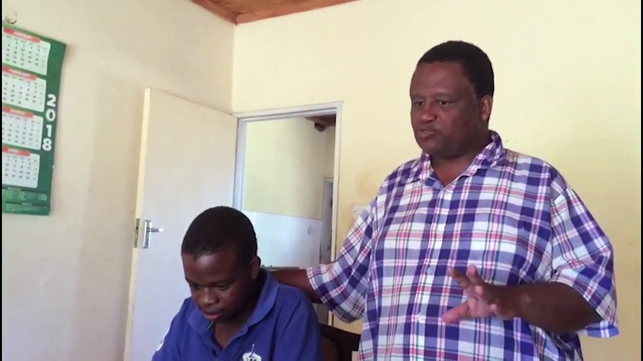 16 year old Njabulo Masuku and is father Muhle Masuku live in the ...