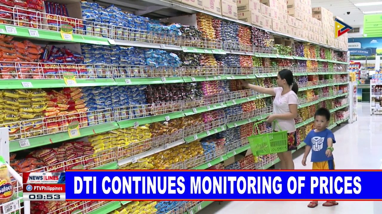 NEWS: DTI continues monitoring of prices - video Dailymotion