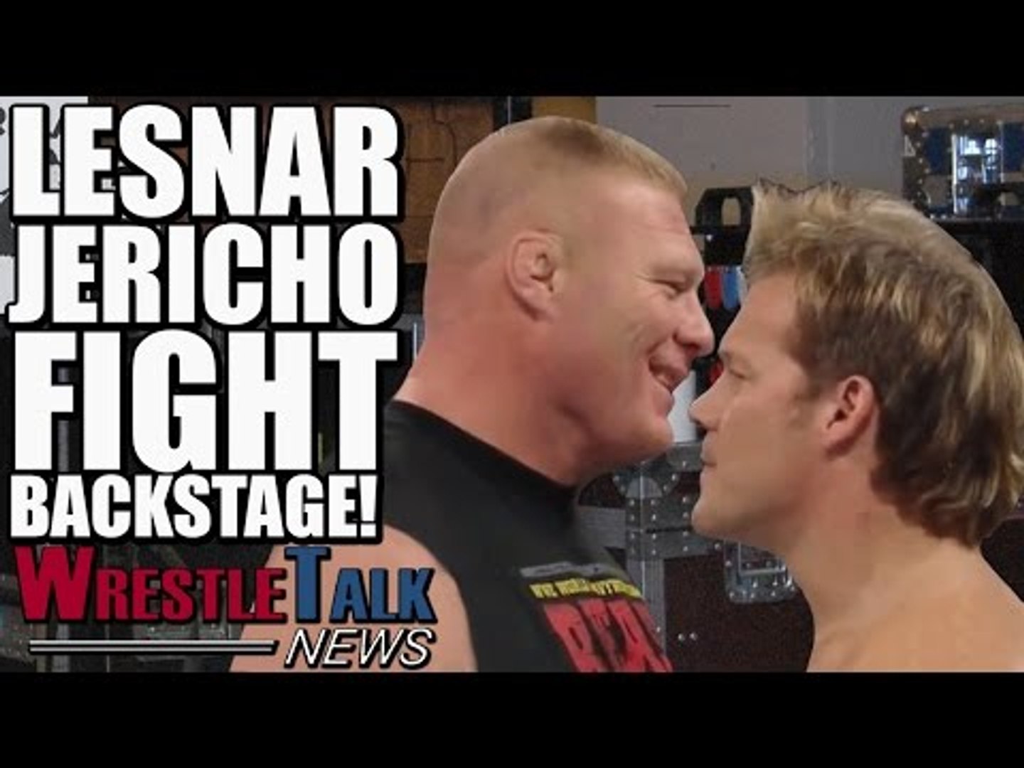 Wwe Backstage Fights Brock Lesnar & Chris Jericho Backstage Fight!