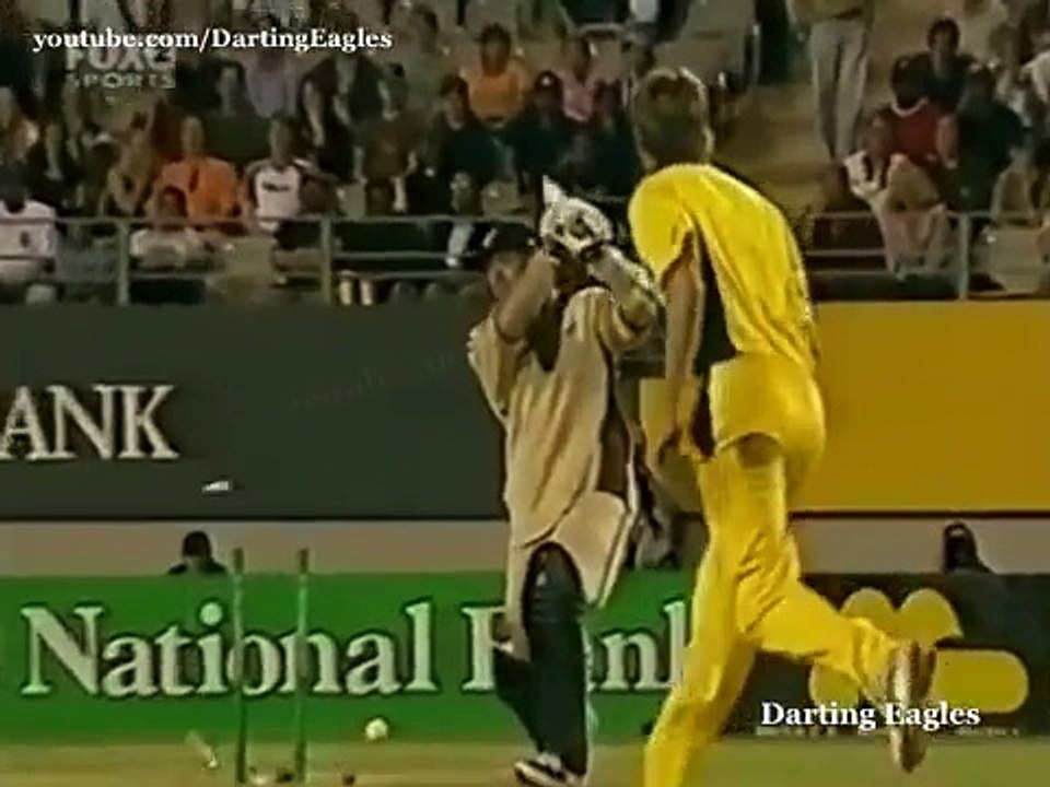 First_Ever_RED_CARD_in_Cricket_History___Billy_Bowden_shows_Red_Card_to ...