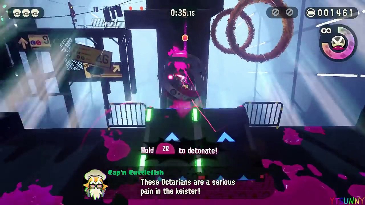 Splatoon 2 - Octo Expansion 100% Walkthrough Part 1 - Zone A (All Mem ...