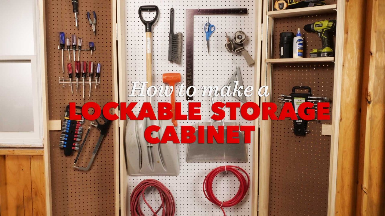 How to Build a Lockable Storage Cabinet - video Dailymotion
