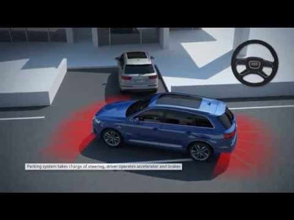Audi Q7 driver assistance systems - Park assist | AutoMotoTV - video ...