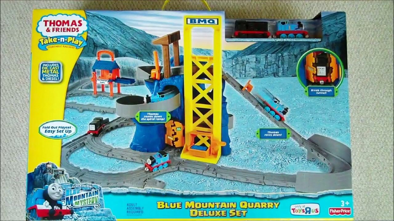 Take N Play Blue Mountain Quarry Thomas The Train Deluxe Train Set Kids ...