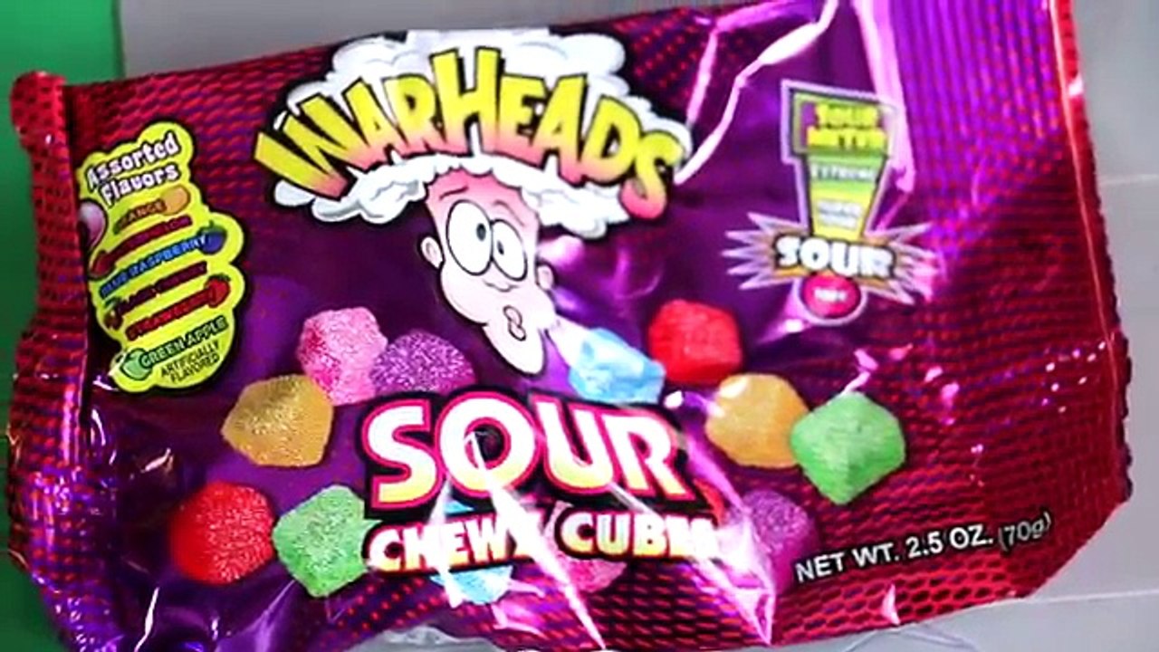 WARHEADS CHALLENGE EXTREME SOUR CANDY EASTER EGG KIDS EDITION - video ...