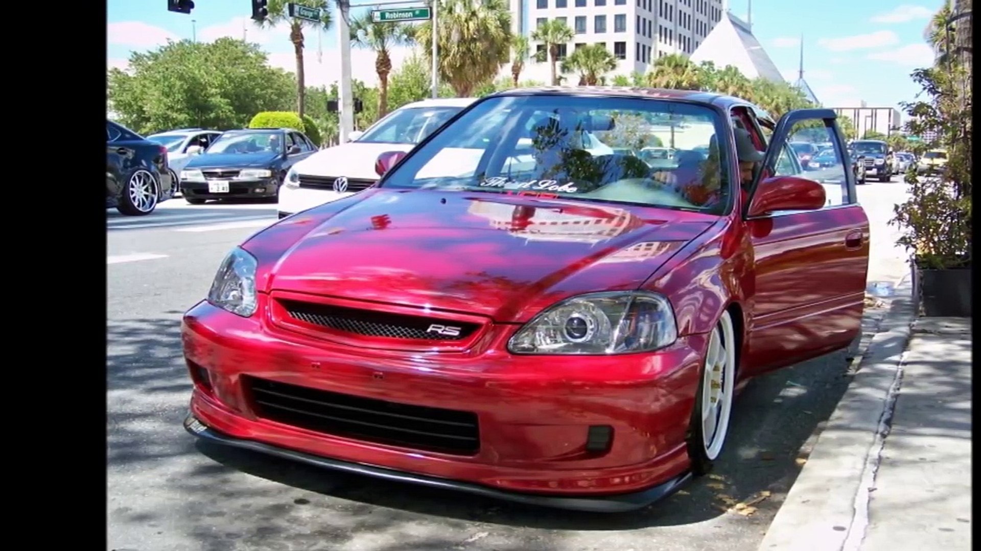 Honda Civic Ek Sedan Red