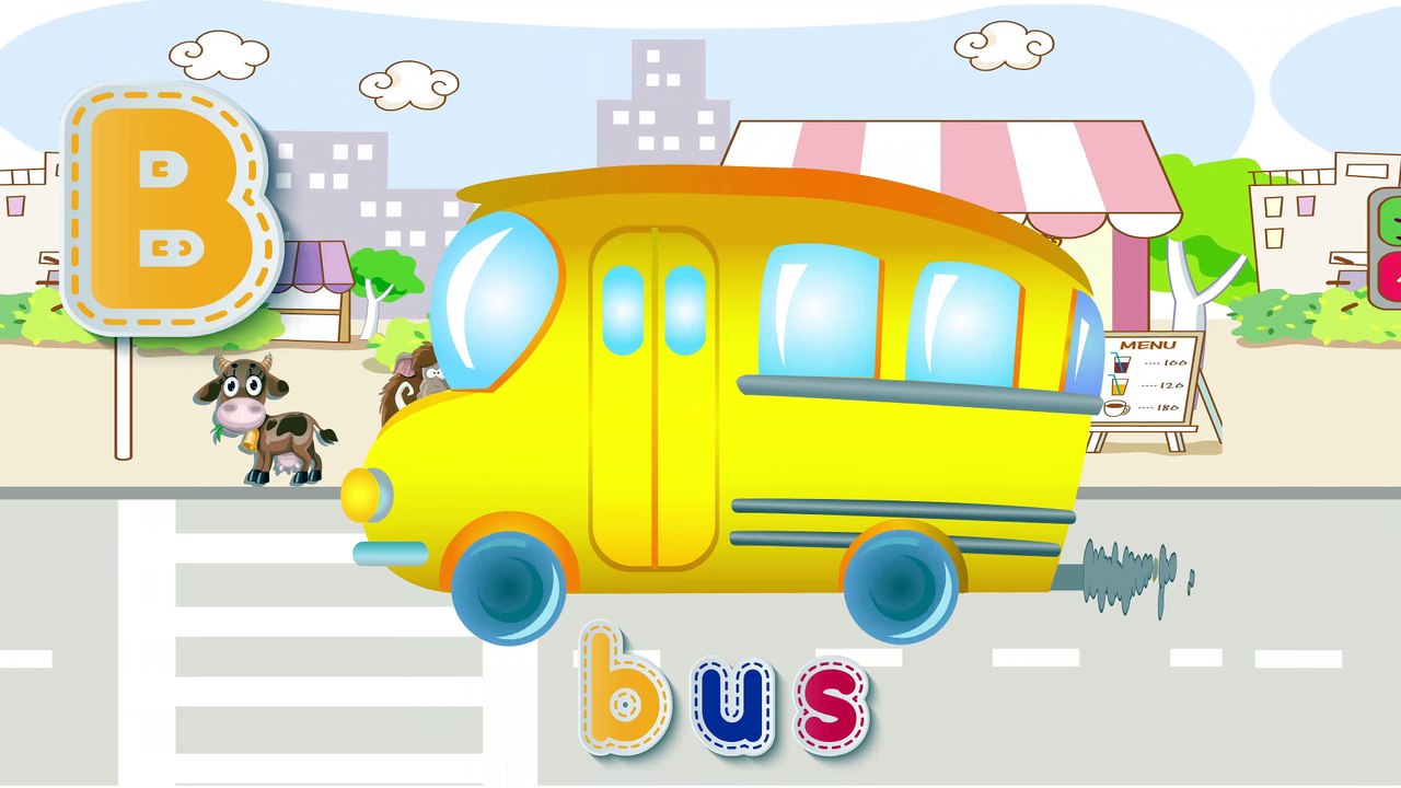 B For BUS - ABC Alphabet Songs - Phonics Song - By RHEntertainments ...