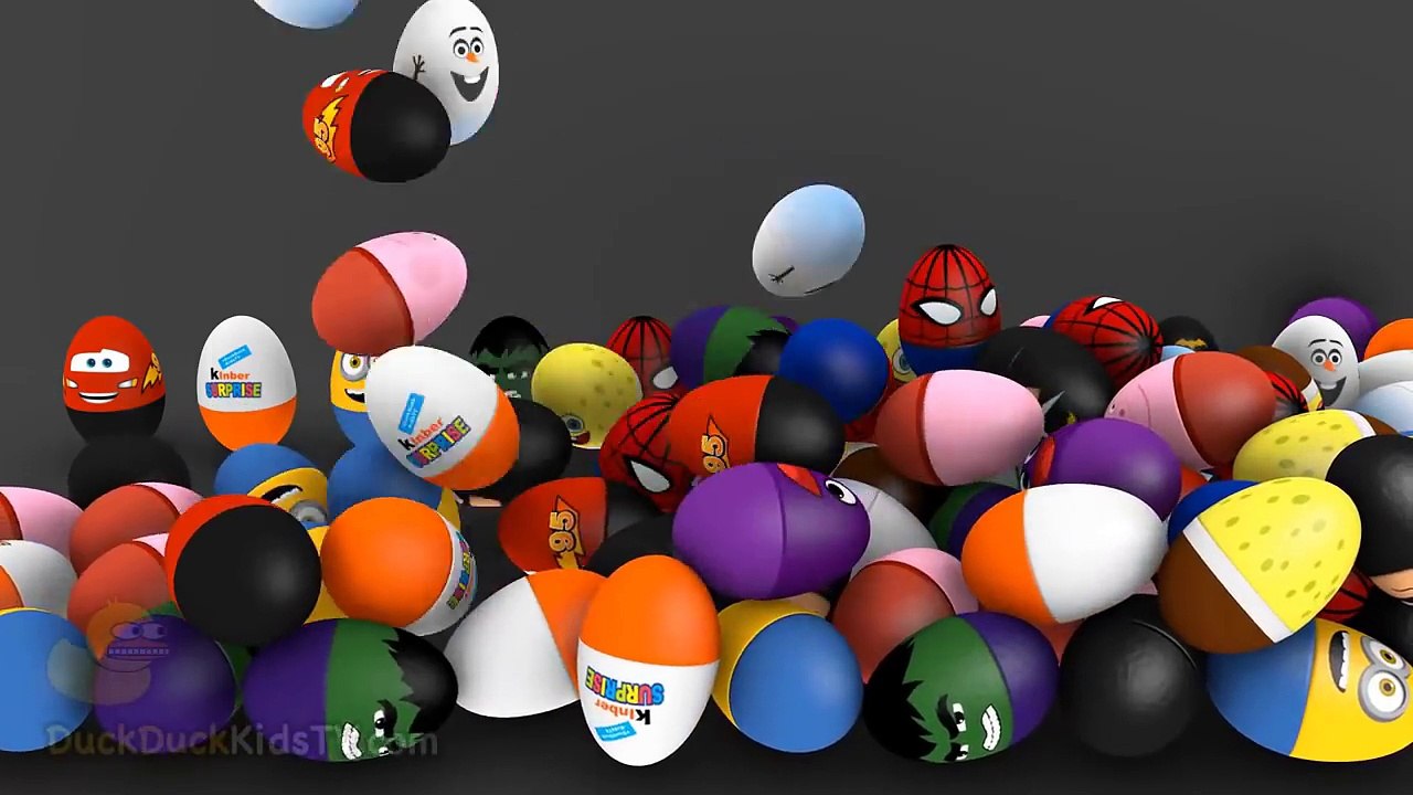 Surprise eggs to LEARN COLORS DuckDuck Kids Tv - video Dailymotion