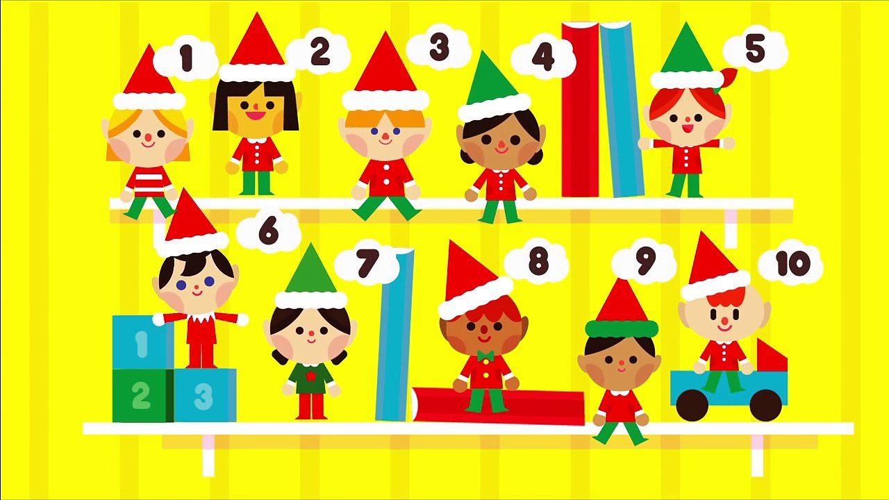 Elf On the Shelf Song | 10 Little Elves | Christmas Song for Kids | The ...