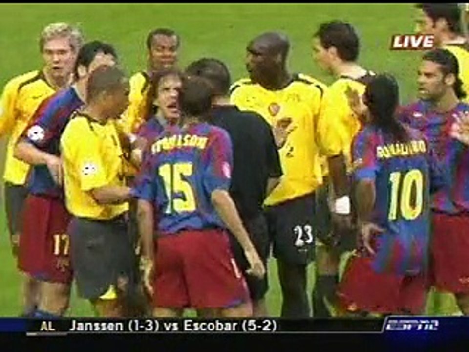 2006 UEFA Champions League Final Barcelona v Arsenal 1st – Видео ...