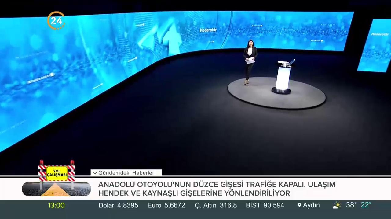 Moderatör Helin Aslan'ın haber özetlerinin sunumuyla şimdi yayında ...