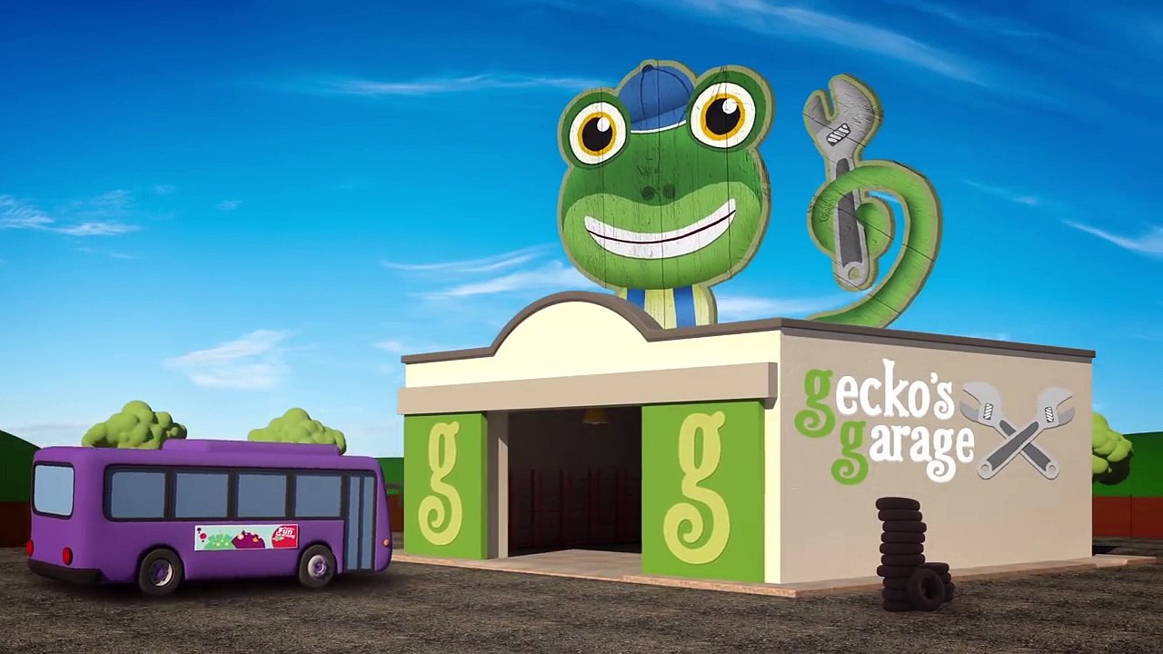 Bobby the Bus visits Geckos Garage | Bus Video For Kids - 動画 Dailymotion