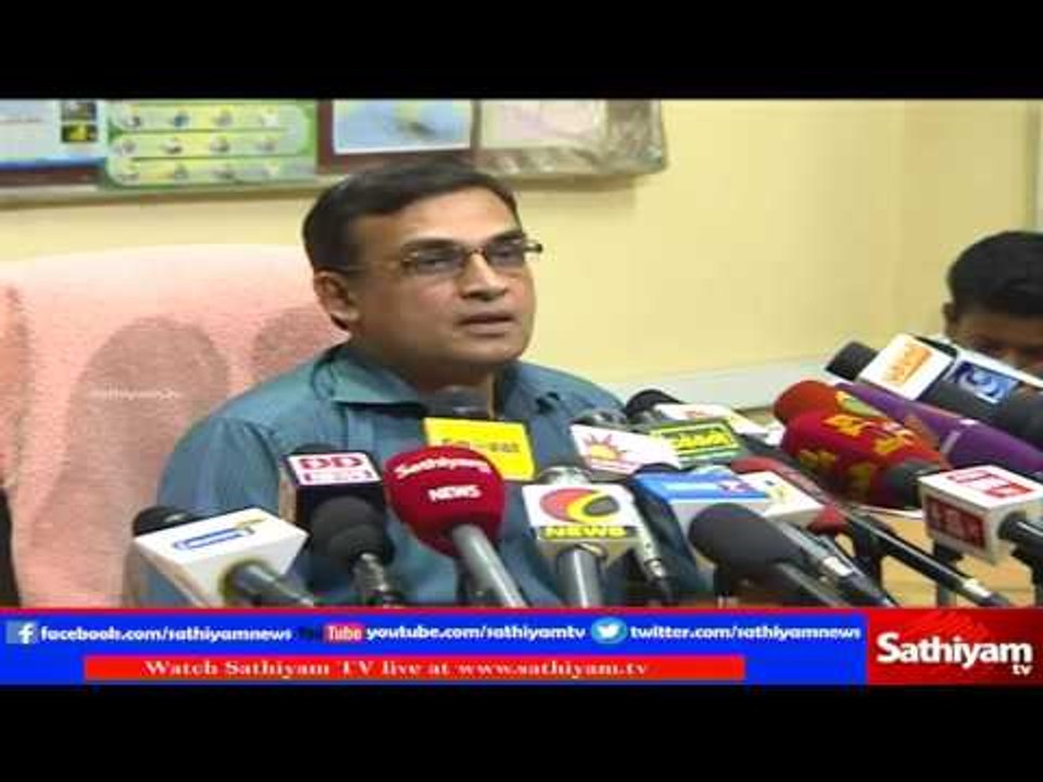 Chennai Regional Meteorological Centre Director Balachandran in Media ...