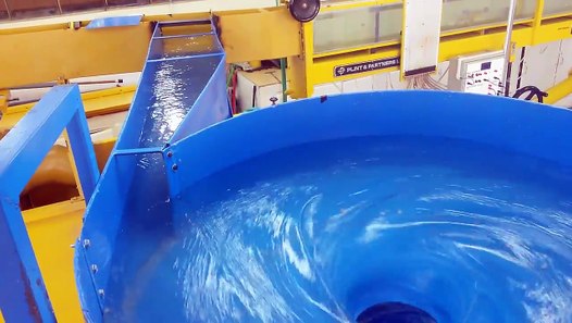 Gravitational water vortex power plant (Central hidroeléctrica de ...