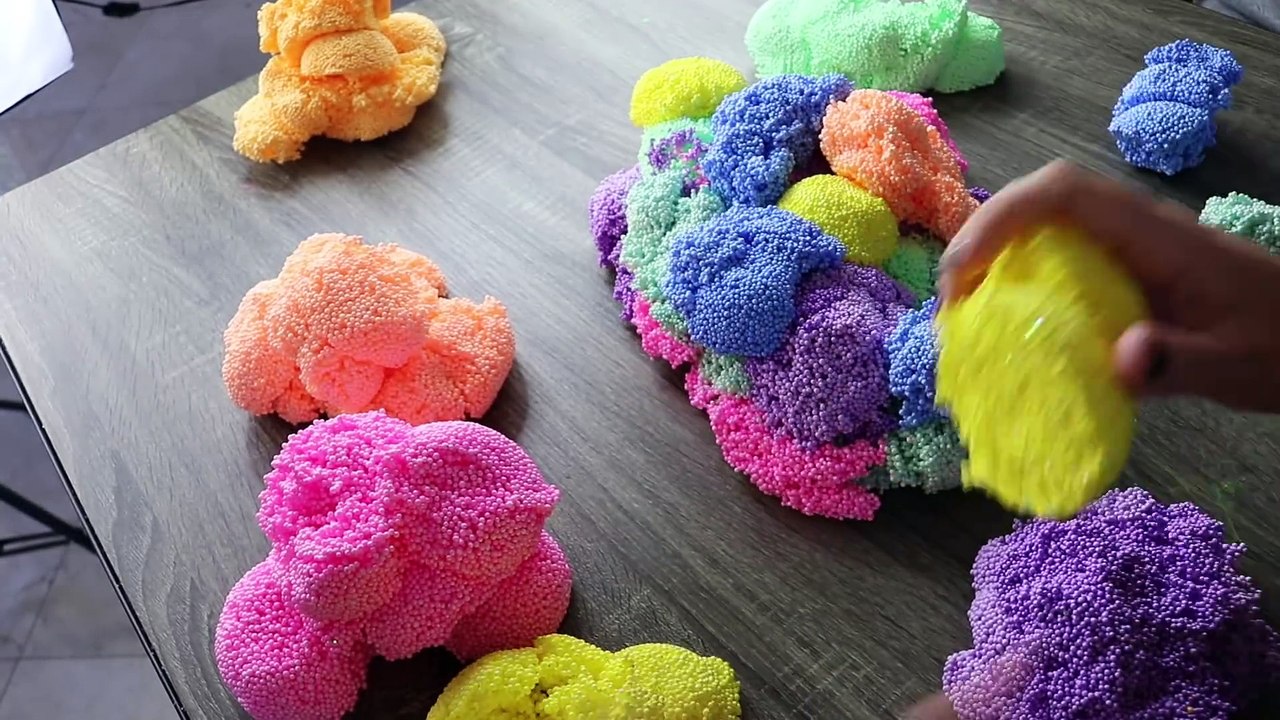 MIXING 80 PACKETS OF FLOAM! ITS SO BEAUTIFUL RAINBOW FLOAM! - video ...