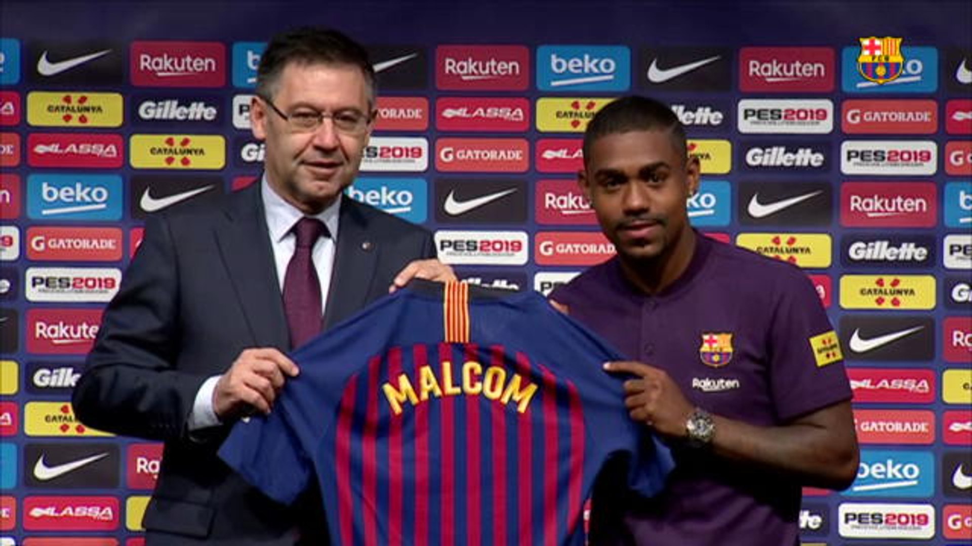 Barça - Malcom officiellement présenté