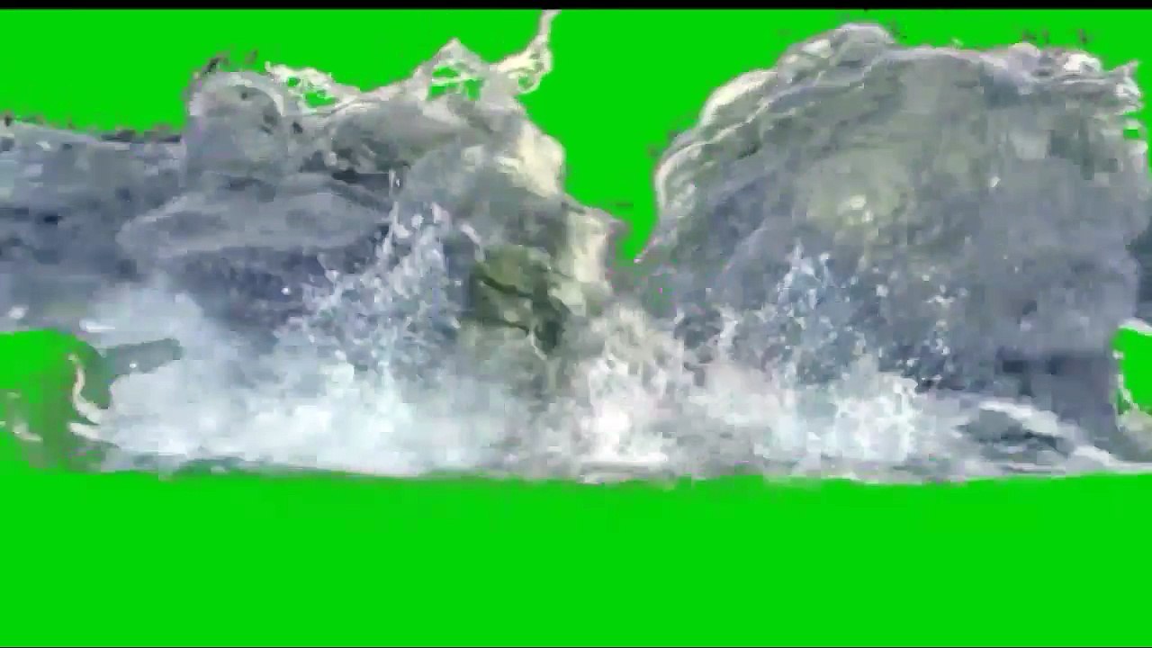 Green screen flood. Green screen tsunami HD fx effect with sound ...