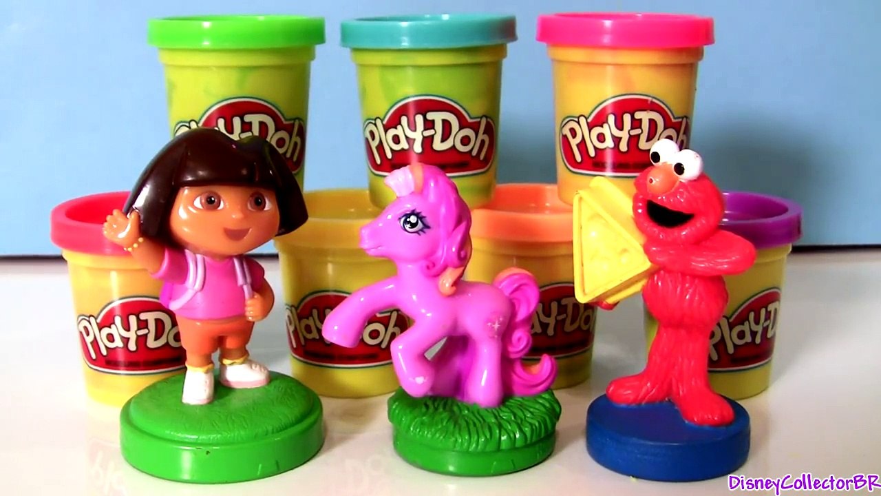 Play Doh My Little Pony Pinkie Pie MLP Dora the Explorer Stamper Sesame ...