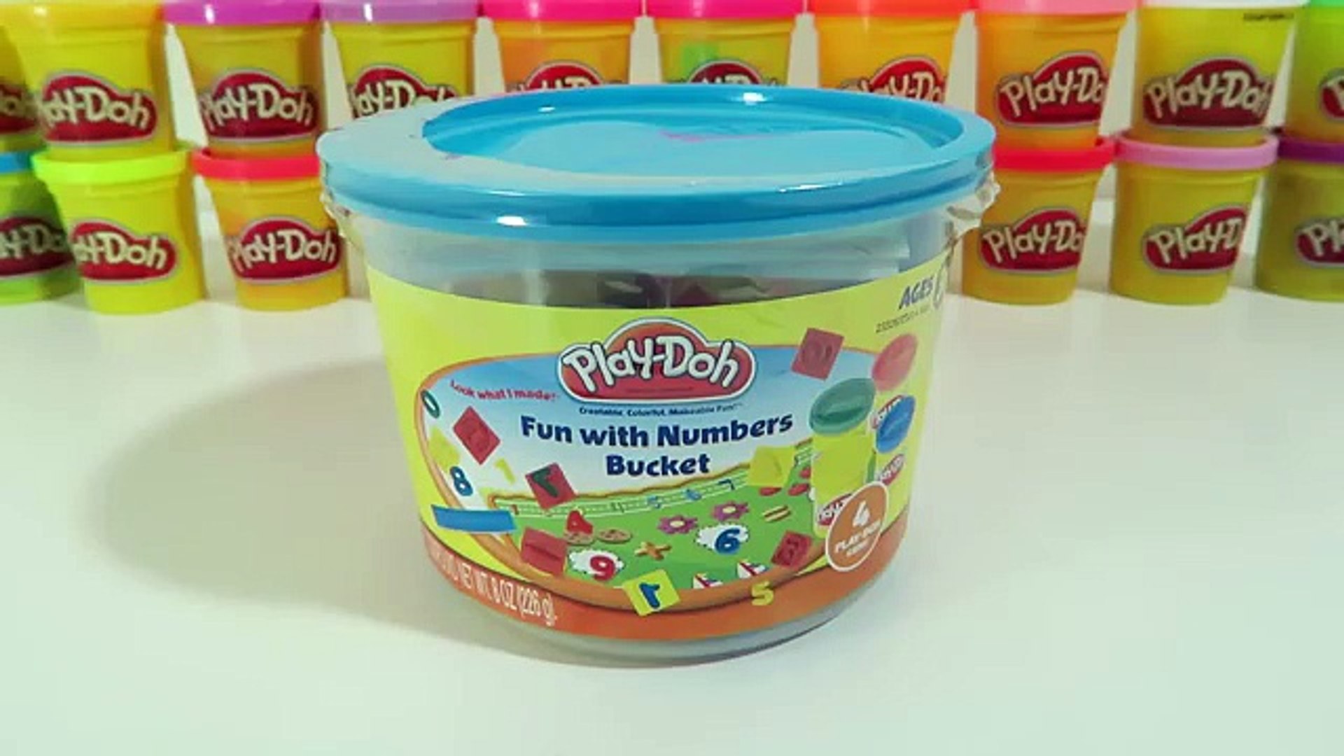 Play Doh Fun With Numbers Play Doh Fun With Numbers Set With 3 Cans