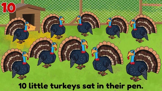 Thanksgiving Songs for Children Ten Little Turkeys Turkey Kids Songs by ...